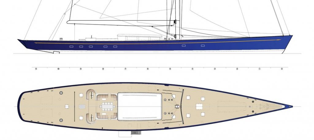 Classic Sloop - 183' Sailing Yacht - JFA Yachts