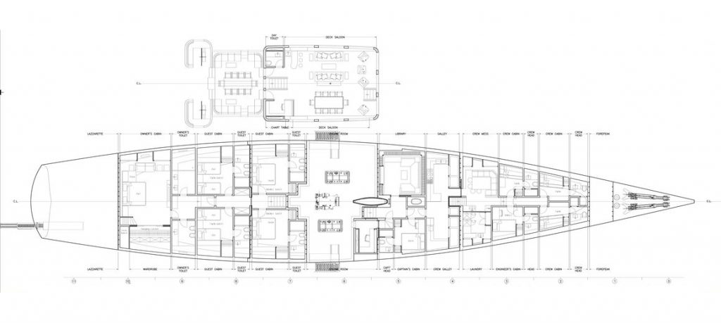 Classic Sloop - 183' Sailing Yacht - JFA Yachts